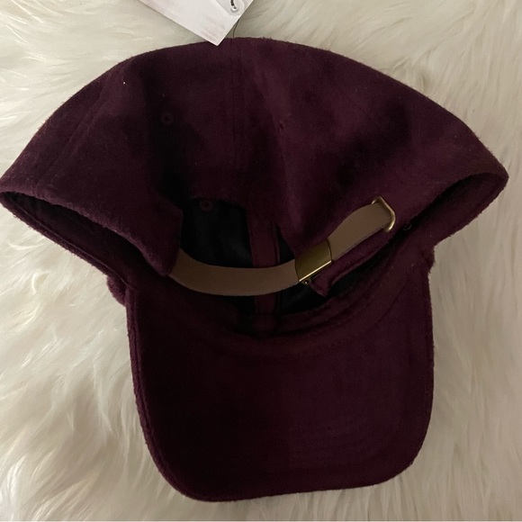 Goodfellow & Co | Accessories | Nwt Faux Suede Maroon Baseball Hat With ...